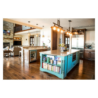 Beautiful Tri-color Kitchen - Southwestern - Kitchen - Indianapolis ...