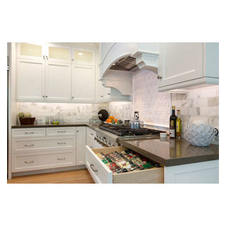 Traditional White Kitchen Remodel - Traditional - Kitchen - Denver - by ...