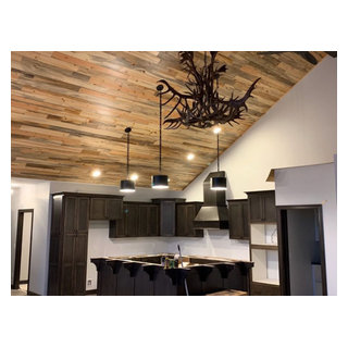 Beetle Kill Blue Pine ceiling - Eclectic - Kitchen - Other - by ...