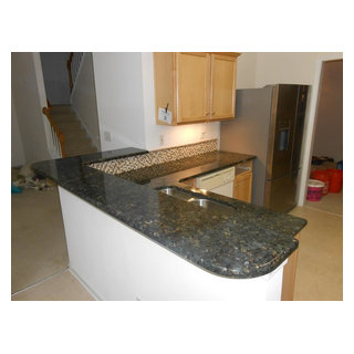 Before and After Countertop Examples verde jade 1 22 14 - Traditional ...