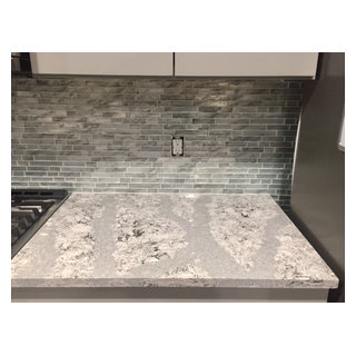 Before and After with Cambria Summerhill - Transitional - Kitchen ...