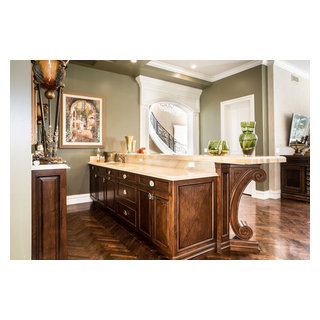 Bel Air Neo-Classical Kitchen - Bar - Traditional - Kitchen - Los ...
