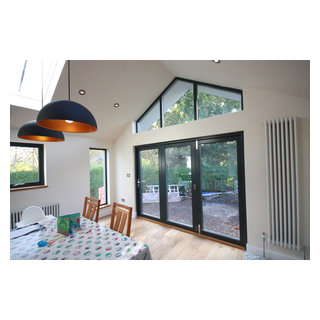 Bi-fold doors, Alu-Clad glazing - Contemporary - Kitchen - Glasgow - by ...