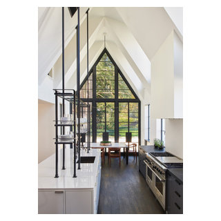 Black Metal White Plaster - Modern - Kitchen - DC Metro - by Donald ...