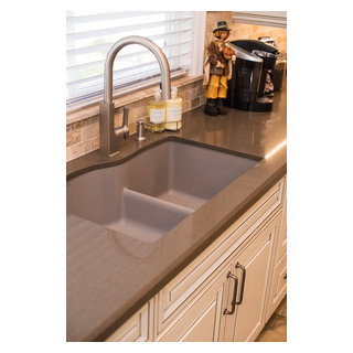 Blanco Silgranit Sink in Truffle And Caesar Stone Counters ...