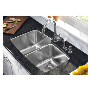 Blanco Stainless Steel Kitchen Sinks - Contemporary - Kitchen - Houston ...
