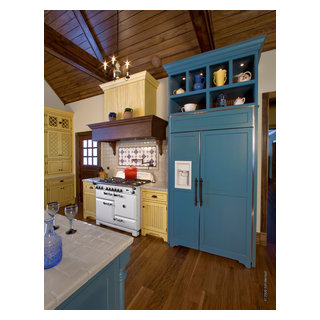 Blue & Yellow French Country Kitchen - Kitchen - Other - by Dakota ...
