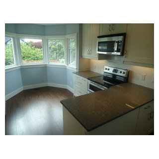Blue/Grey Quartz - Contemporary - Kitchen - Vancouver - by BG Granite ...