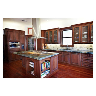 Blue Louise Granite Kitchen Counter Top - Transitional - Kitchen ...