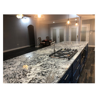 Blue Nile Granite - Contemporary - Kitchen - Houston - by Granite ...