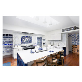 Blue Willow Kitchen - Eclectic - Kitchen - Baltimore - by Solid Tops ...