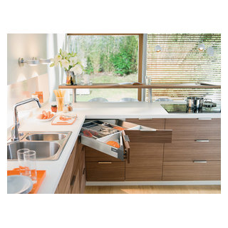 Blum TANDEMBOX intivo M Height SPACE CORNER drawer in Stainless Steel ...