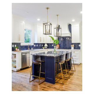 Bold and Beautiful - Transitional - Kitchen - Other - by Kustom Home ...