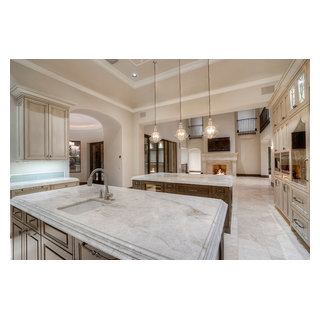 Double Kitchen Island - Mediterranean - Kitchen - Phoenix - by ...