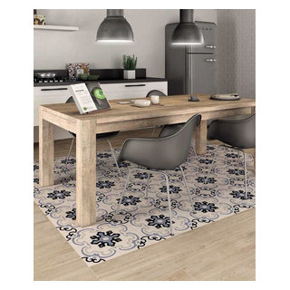 Bordeaux Limoges Patterned Tiles - Victorian - Kitchen - Other - by ...