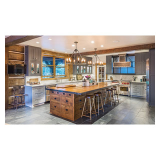 Born Lake Lodge - Rustic - Kitchen - Albuquerque - by Courtney King ...
