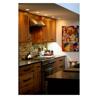 Boston Hills Renovation - Rustic - Kitchen - New York - by Straight ...