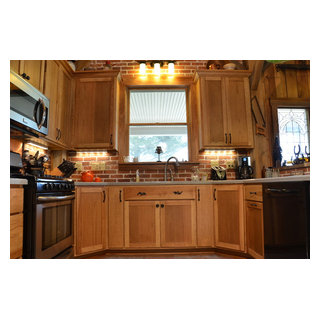 Brick Farmhouse - Farmhouse - Kitchen - Indianapolis - by Barber ...