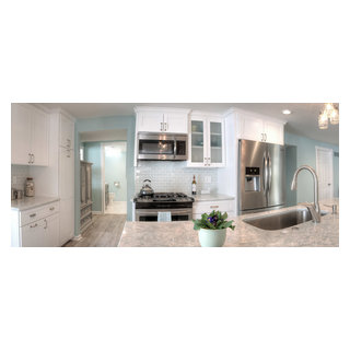 Bright Traditional Kitchen and Bathroom Remodel - Transitional ...