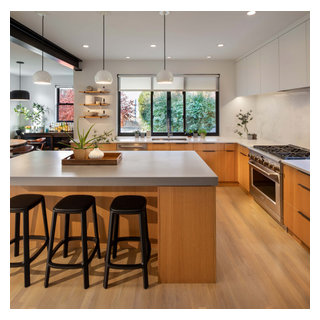 Brookland Transformation - Contemporary - Kitchen - DC Metro - by ...