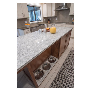 Built-in Dog Bowls - Transitional - Kitchen - Denver - by McKinley ...