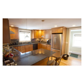 Bumped Out Kitchen - Transitional - Kitchen - Boston - by Steveworks ...