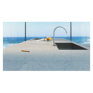 Caesarstone 4130 Clamshell quartz - Contemporary - Kitchen - London ...