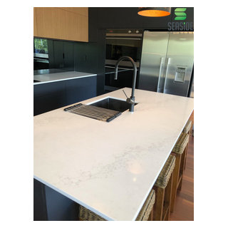 Caesarstone Calcutta Nuvo Dark Kitchen - Modern - Kitchen - Sydney - by ...