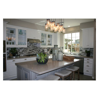 Caesarstone Shitake Kitchen Countertop - Traditional - Kitchen - Orange ...