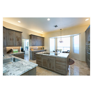 Calming Neutral Gray Kitchen - Rustic - Kitchen - Phoenix - by ...