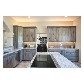 Calming Neutral Gray Kitchen - Rustic - Kitchen - Phoenix - by ...