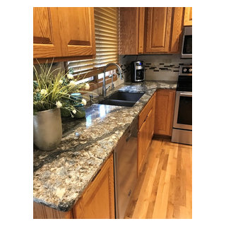 Cambria Harlech Kitchen Countertops and Fairbourne Master Vanity ...