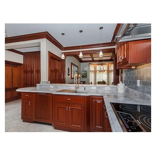 Cambridge Victorian style home. Beaded Inset with riased panel Sapele ...