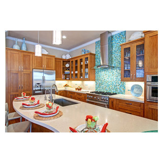 Caribbean Hues Kitchen - Beach Style - Kitchen - San Diego - by Jackson ...