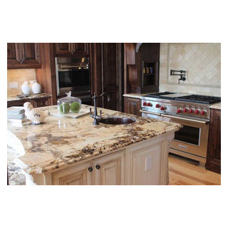 Centaurus Granite - Traditional - Kitchen - Calgary - by ICON Stone ...