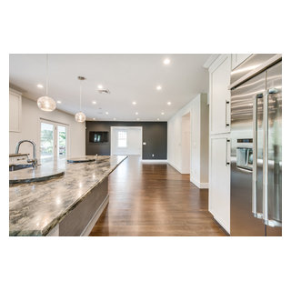 Center-Hall Colonial Reimagined - Contemporary - Kitchen - Philadelphia ...