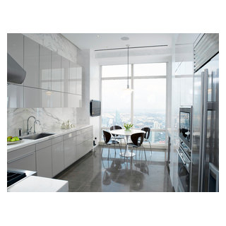 Central Park Penthouse, Kitchen - Contemporain - Cuisine - New York ...