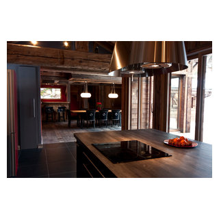 Chalet de Claude - Contemporary - Kitchen - Lyon | Houzz