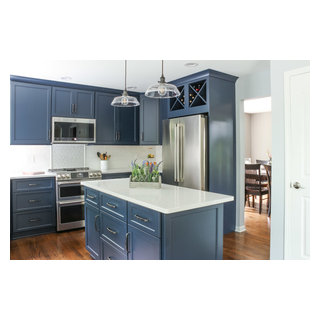 Charming Blueberry Kitchen - Transitional - Kitchen - Detroit - by ...