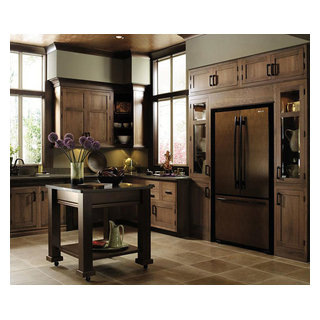 Cherry Inset Kitchen Cabinets - Transitional - Kitchen - Denver - by ...