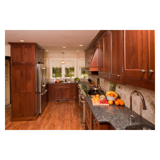 Cherry Inset Kitchen with Access - Traditional - Kitchen - Boston - by ...