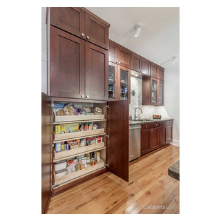 Cherry Java Cabinets create a bold statement! - Modern - Kitchen ...