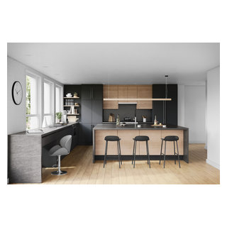 Chicago, Balance Dark - Modern - Kitchen - Chicago - by FORM Kitchens ...