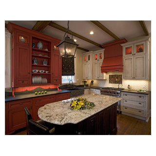 Chinese Red Kitchen - Traditional - Kitchen - New Orleans - by Adler ...