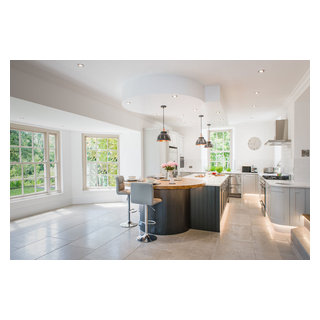 Circle and Curves - Modern - Kitchen - Cornwall - by Kettle Co ...
