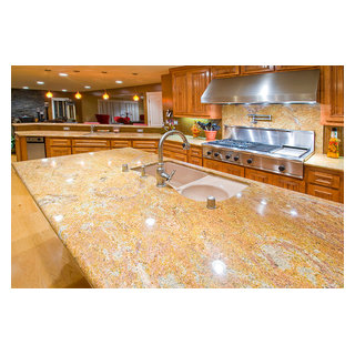 Citrus Avenue Custom Granite Kitchen Countertops - Traditional ...