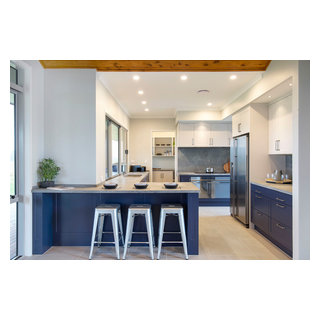 Classic Blue Shaker Style Kitchen - Country - Kitchen - Other - by ...