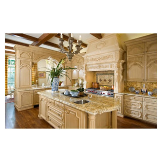 Classic French House - Traditional - Kitchen - Dallas - by Richard ...