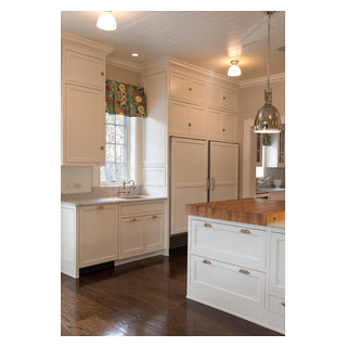 Classic Greek Revival Custom Home - Traditional - Kitchen - Chicago ...