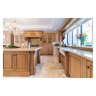 Classic, Sustainable-Wood Victorian Style Kitchen - Victorian - Kitchen ...